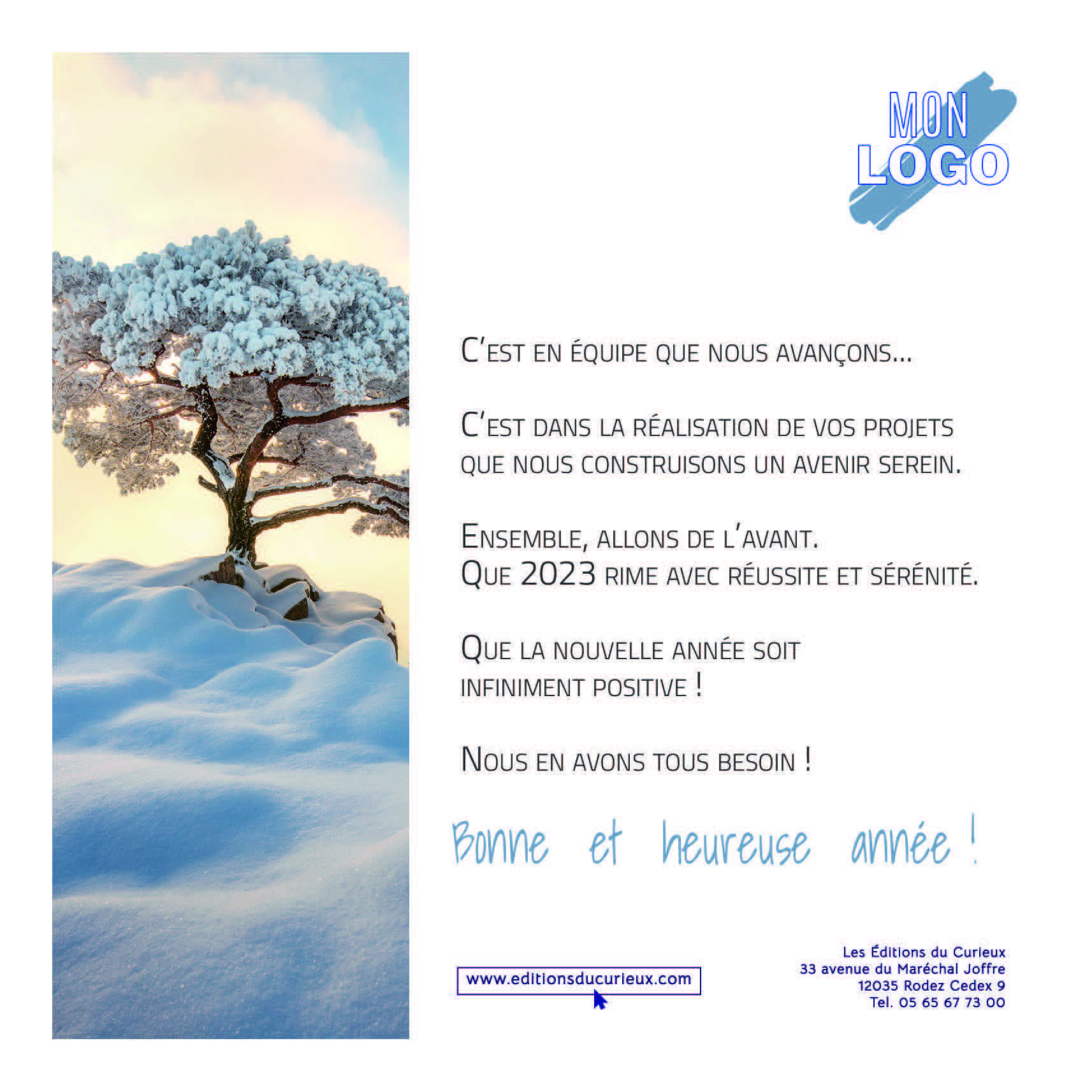 Texte de Voeux original & professionnel - Exemple de message entreprise